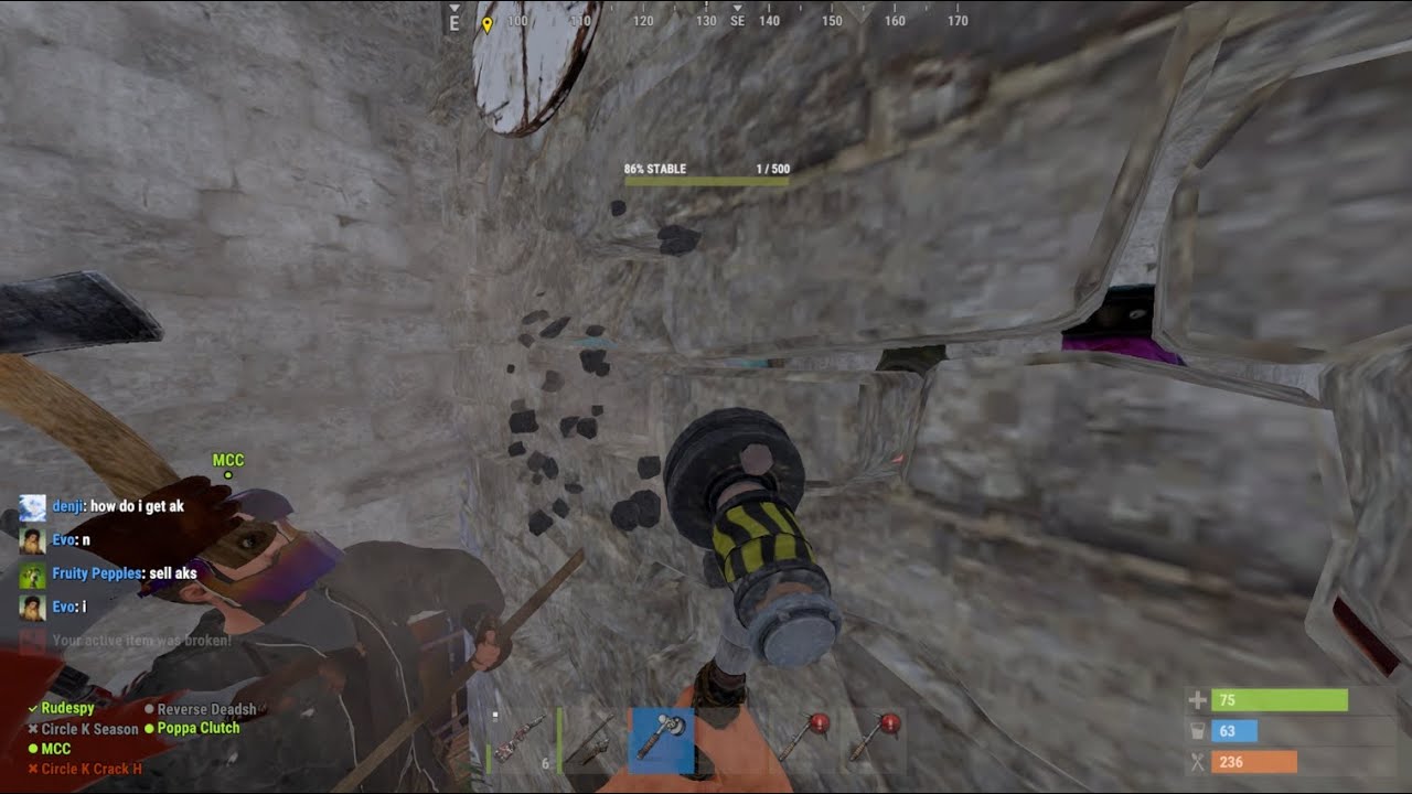 we used 0 Boom and got all of their goose in rust 3/4 - YouTube