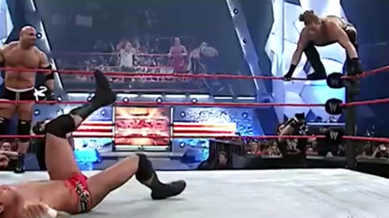 Evolution & Kane vs RVD & Shawn Micheals & Goldberg FULL Match - YouTube