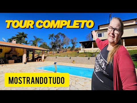 MOSTREI TUDO! TOUR COMPLETO PELA NOSSA CHÁCARA A VENDA.