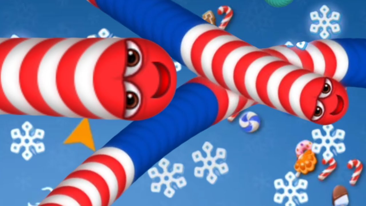 WormsZone.io 🐛🐍 | Christmas gift🎄⛄🎁 2024 | Best Kills 🐍 | New video ...