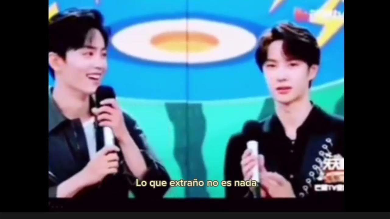 Xiao zhan y Wang Yibo, cantando juntos, Subtitulos en español - YouTube