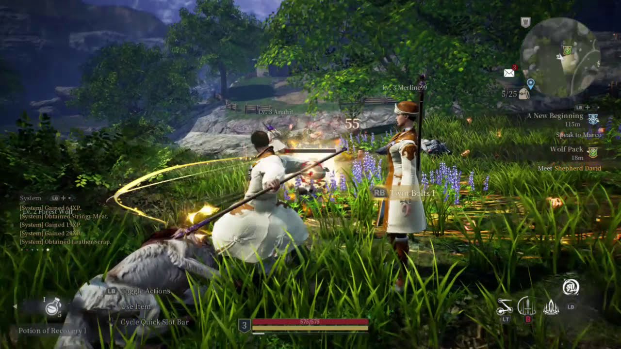 BLESS UNLEASHED Priest Ireland Telarion South Sperios Side Quest: Wolf ...