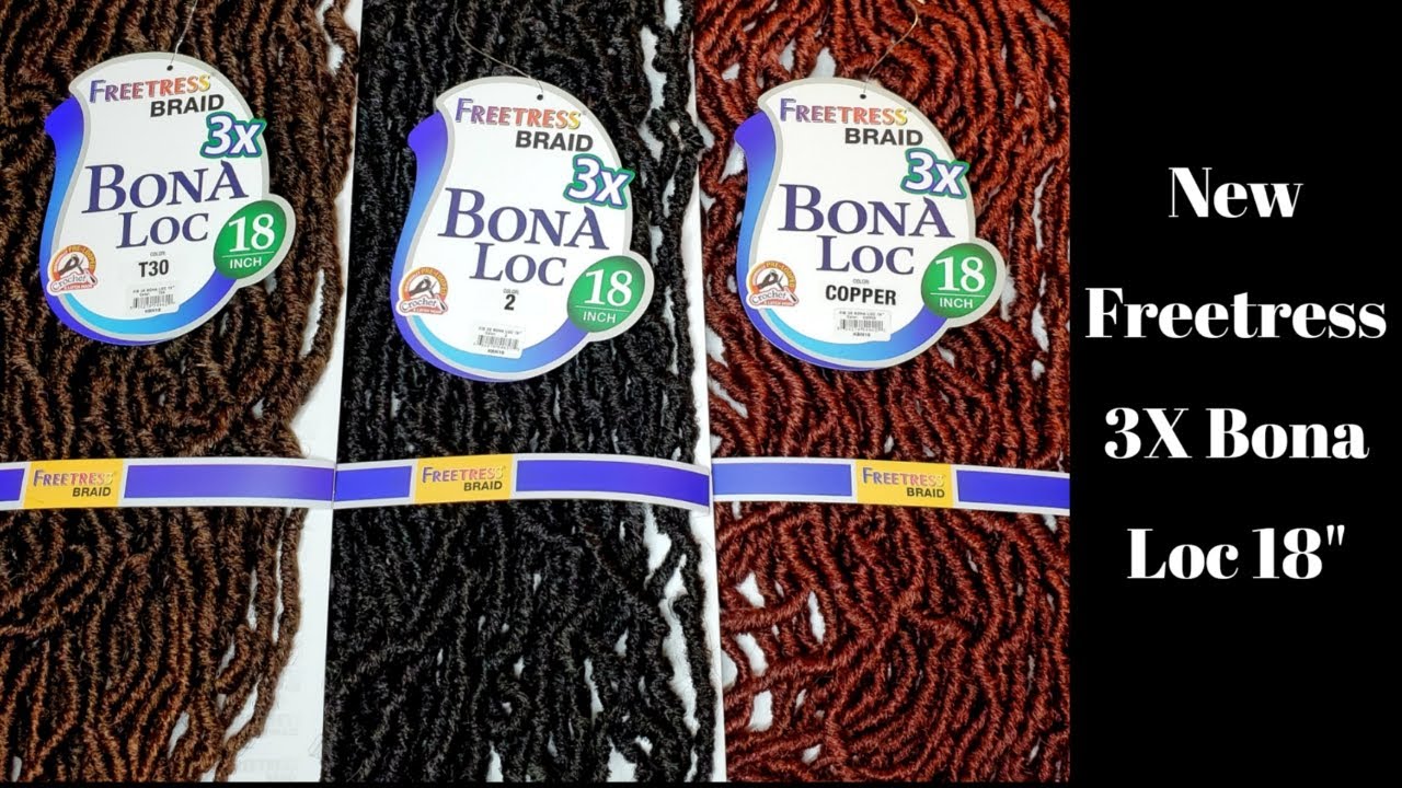 🔥New Freetress 3X Bona Loc 18"| Crochet braids| Lynnskinkykreations ...