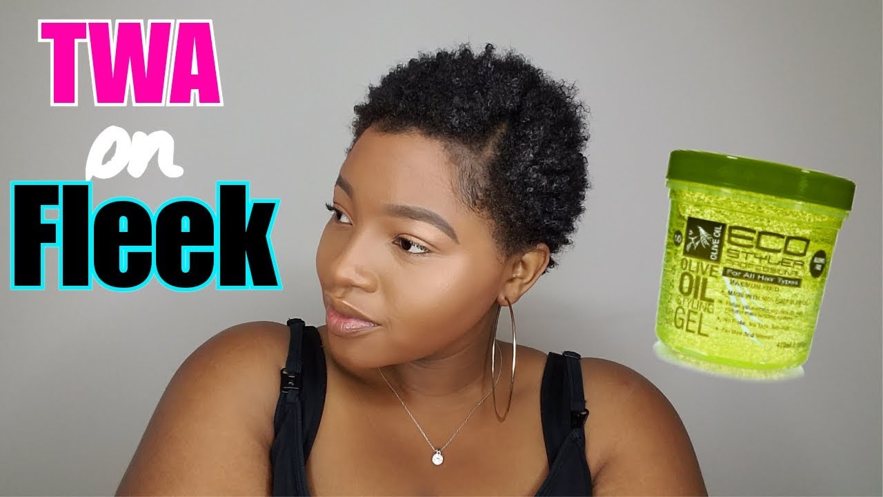 Styling My TWA | Co Wash Routine | How I Define My Curls - YouTube