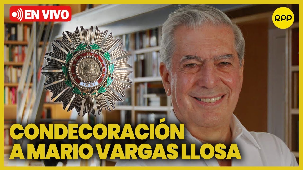 Condecoración a Mario Vargas Llosa con el Gran Collar de la Orden El ...