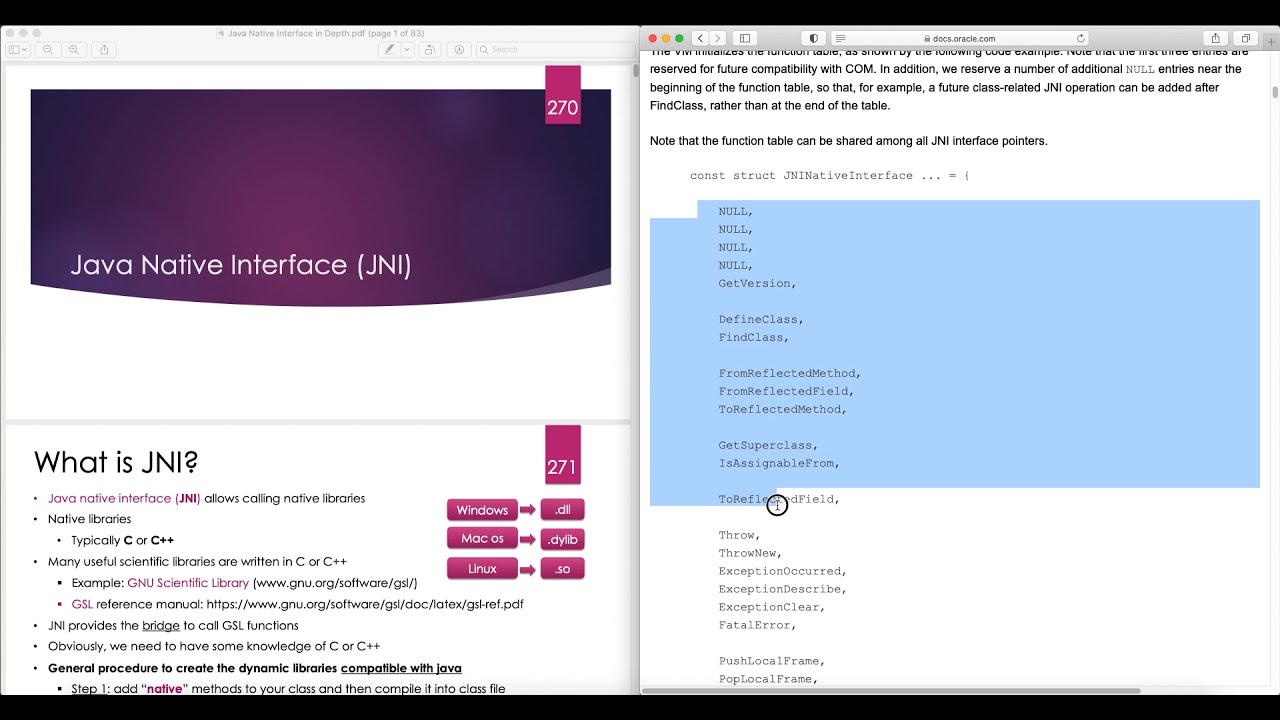 Java Native Interface Jni In Depth Part 59 Oracle S Documentation