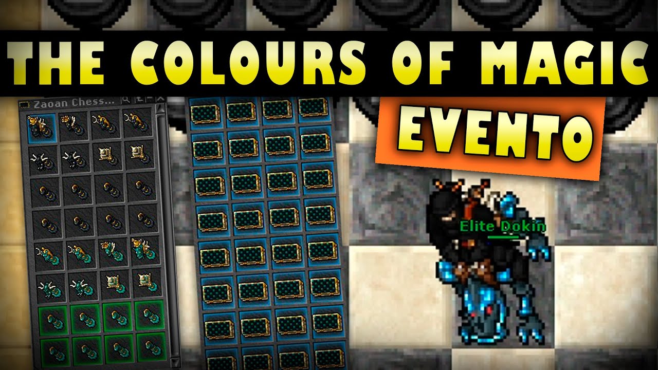 [TIBIA/EVENTO] - THE COLOURS OF MAGIC (COMPLETO) | ZAOAN CHESS BOX ...