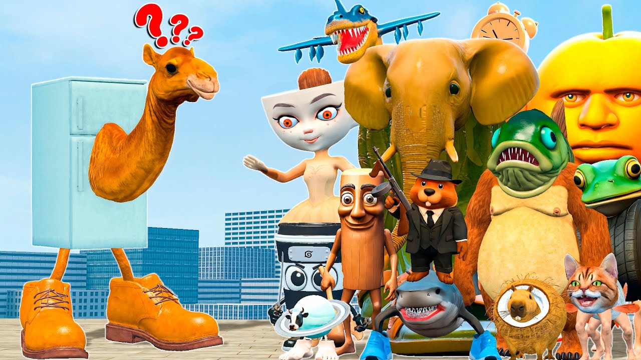 NEW FRIGO CAMELO vs ALL ITALIAN BRAINROT ANIMALS MEMES FAMILY in Garry ...