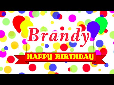 Happy Birthday Brandy Song - YouTube