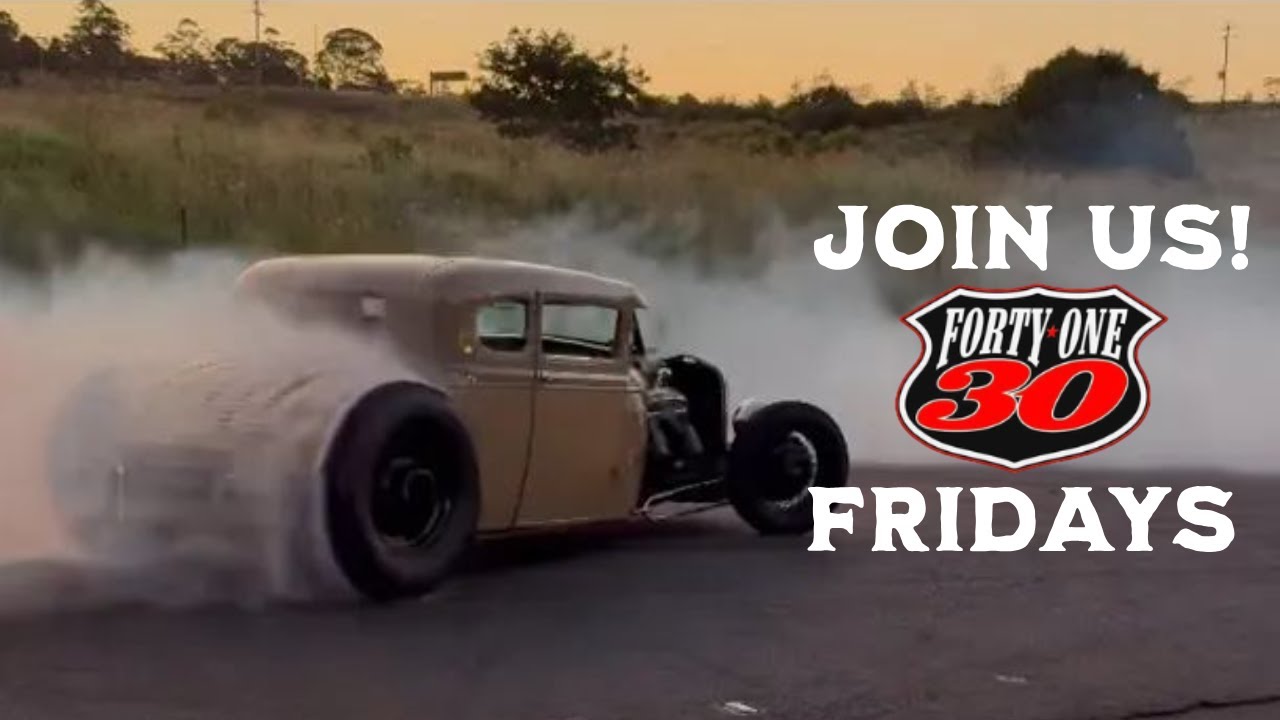 30 Coupe Hot Rod Does Its First FortyOne30 Friday! - YouTube
