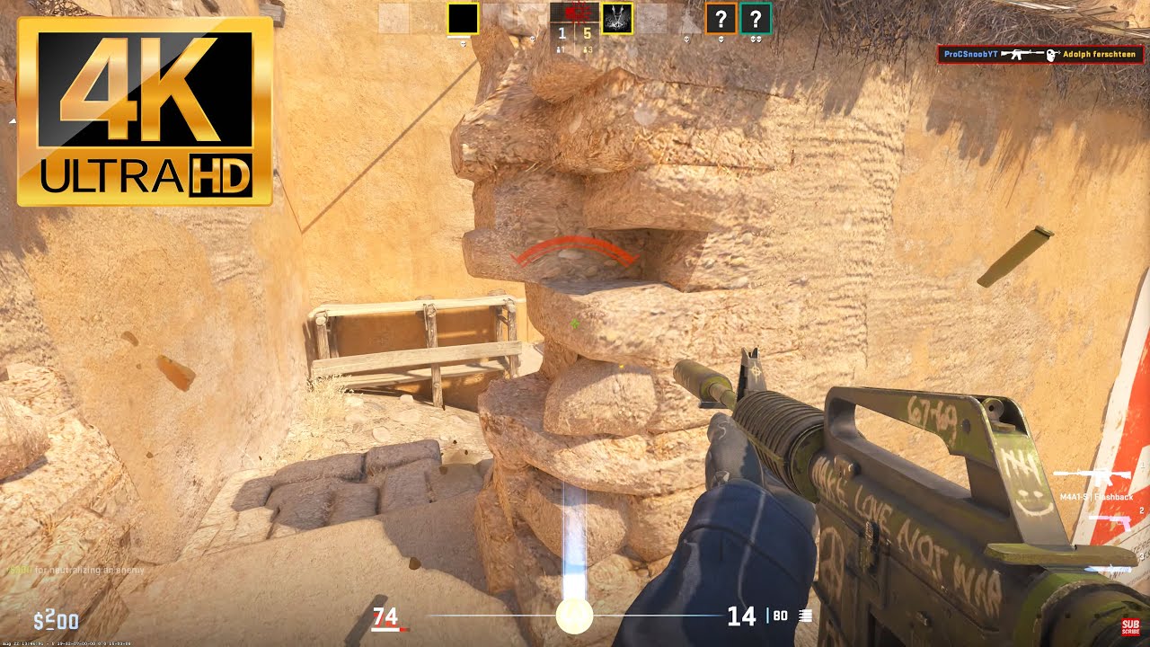 Counter Strike 2 Competitive Gameplay 4k (no commentary) - YouTube