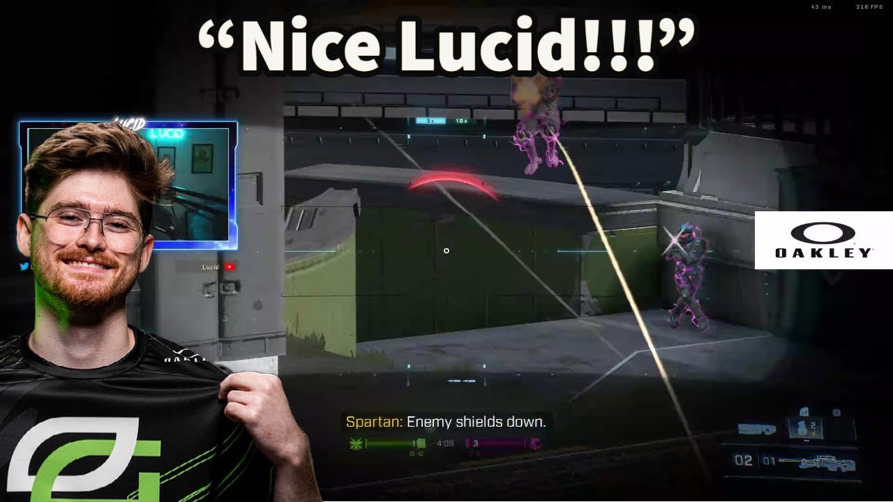 OpTic Lucid Hits A Crazy Quigely In Halo Infinite!! - YouTube