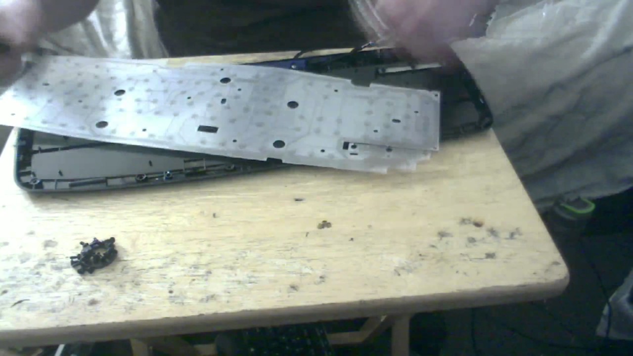 Scrapping out a Logitech Keyboard for Silver Mylar for precious metal ...