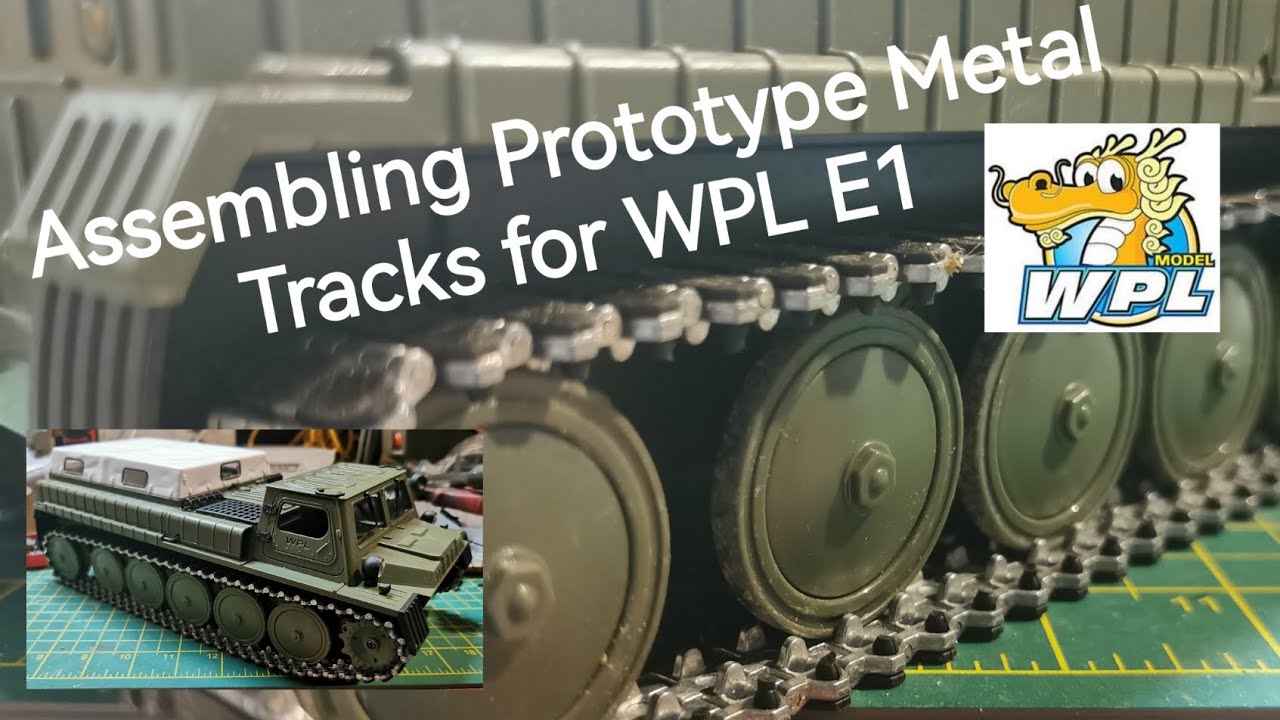 Assembling Prototype WPL E1 Metal Tracks *** Product Link Below *** - YouTube