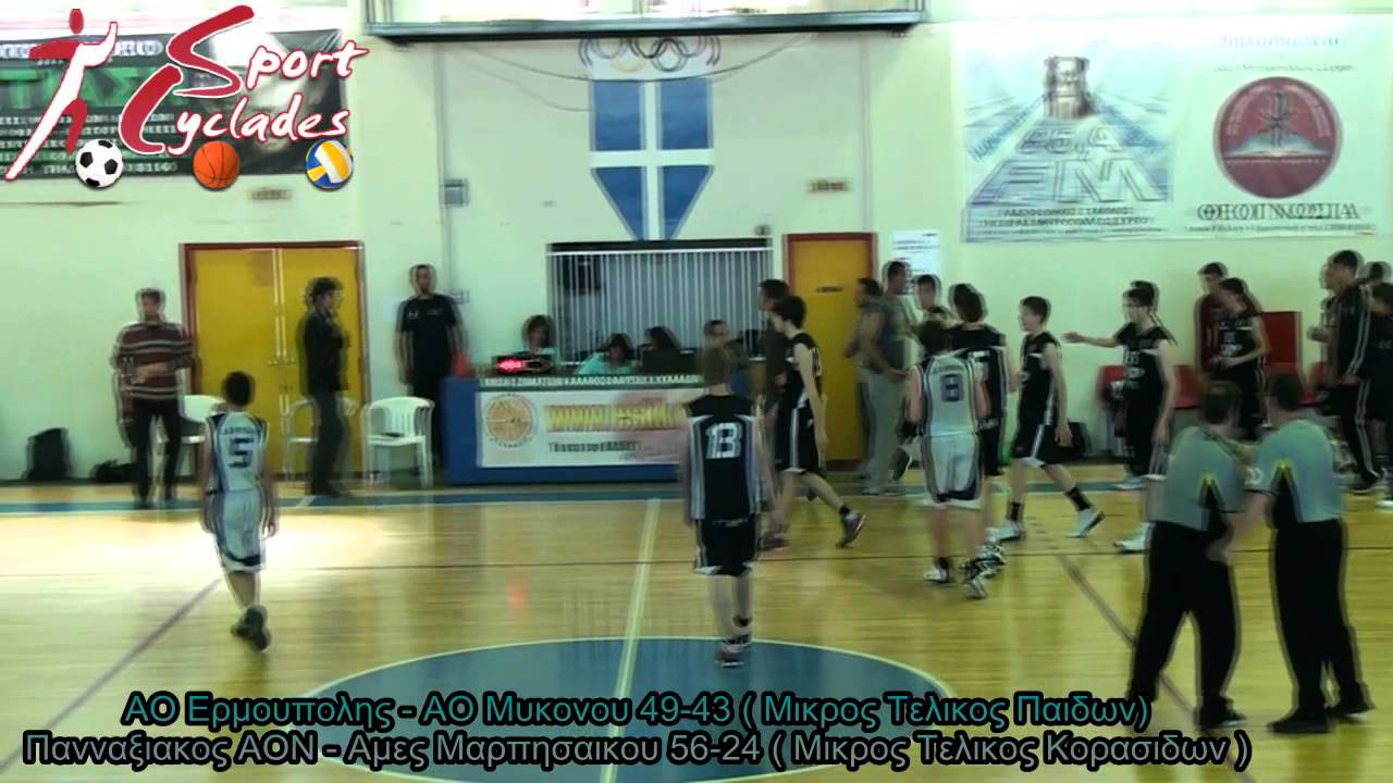 Μικρος Τελικος Παιδων & Κορασιδων Final four Ερμουπολης - YouTube