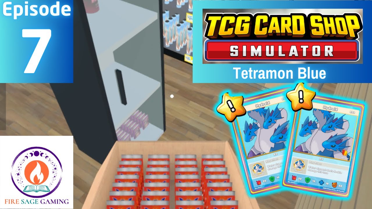 TCG Card Shop Simulator | 💙 Tetramon Blue 💙 | Ep. 7 - YouTube