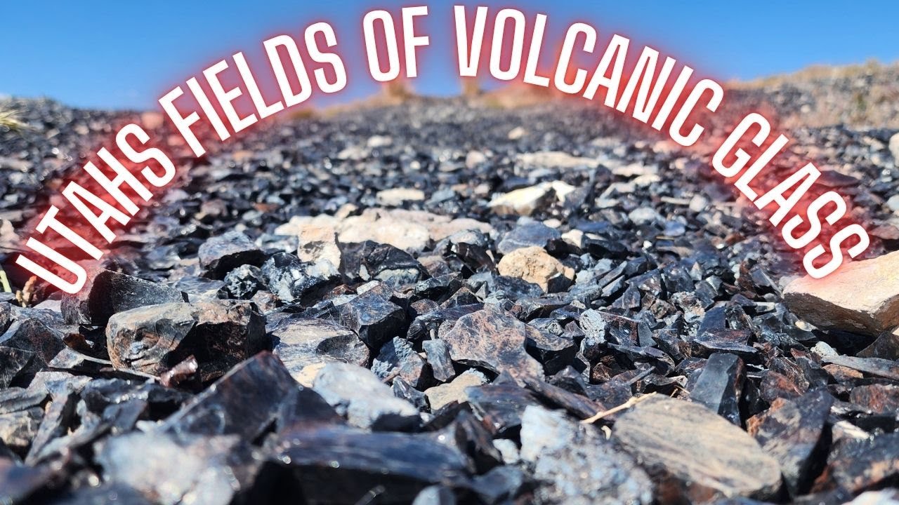 Obsidian: Volcanic Glass from the Deserts of Utah - YouTube