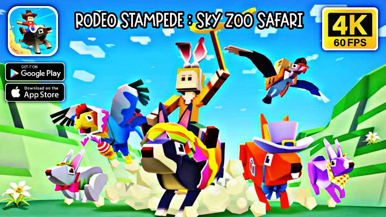 Rodeo Stampede : Sky Zoo Safari || Android - iOS 4K 60fps Gameplay ...