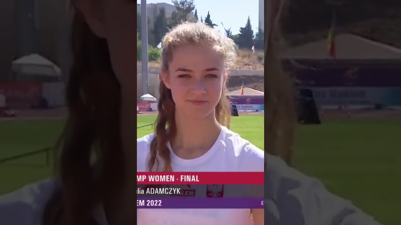 Julia Adamczyk Women's Long Jump Final European Athletics U18 ...