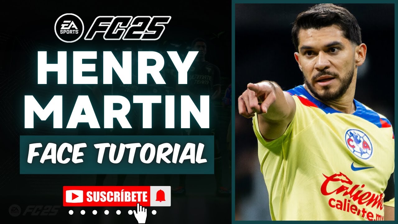 HENRY MARTIN | EA FC25 | Rostro Cranium | Tutorial Avanzado - YouTube