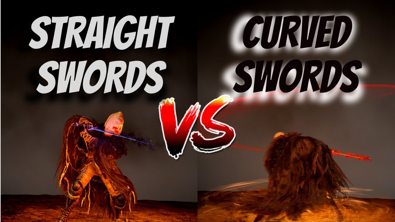 Straight Swords VS Curved Swords? Best Weapon Class- ELDEN RING - YouTube