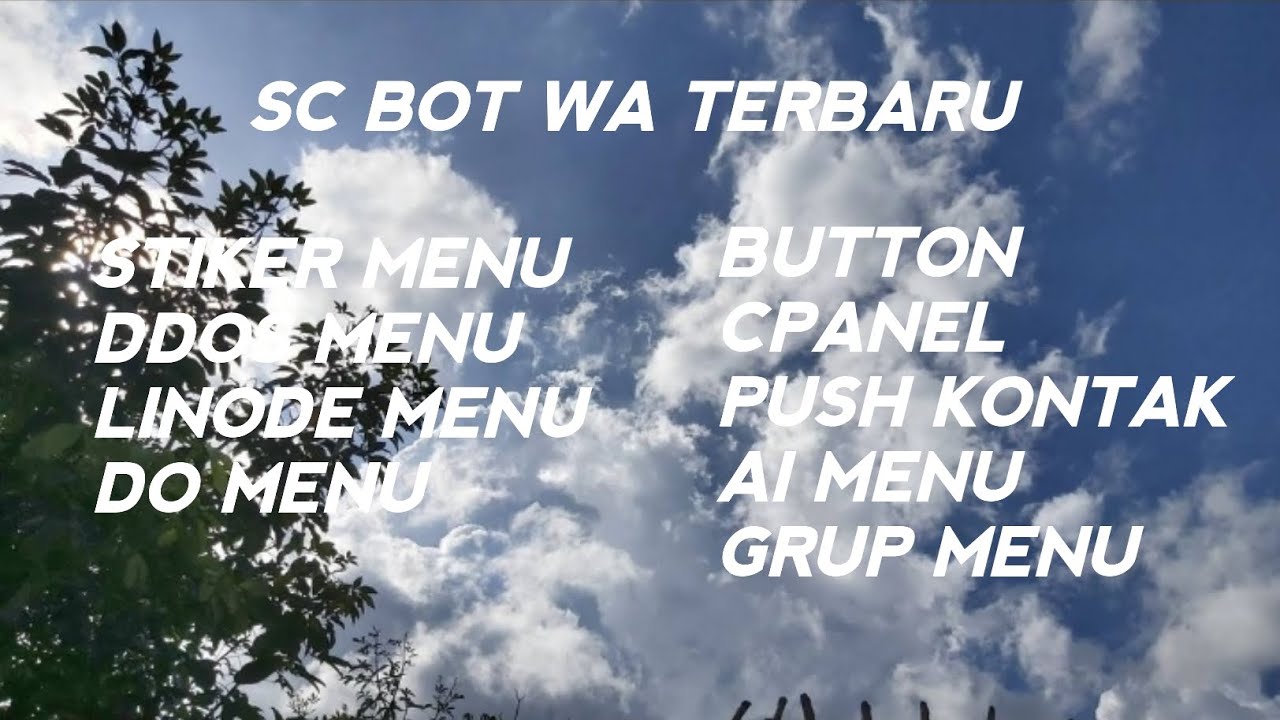 😱SC BOT WA TERBARU ( PAIRING CODE ) NO SCAN | SUPPORT ALL RUN - YouTube