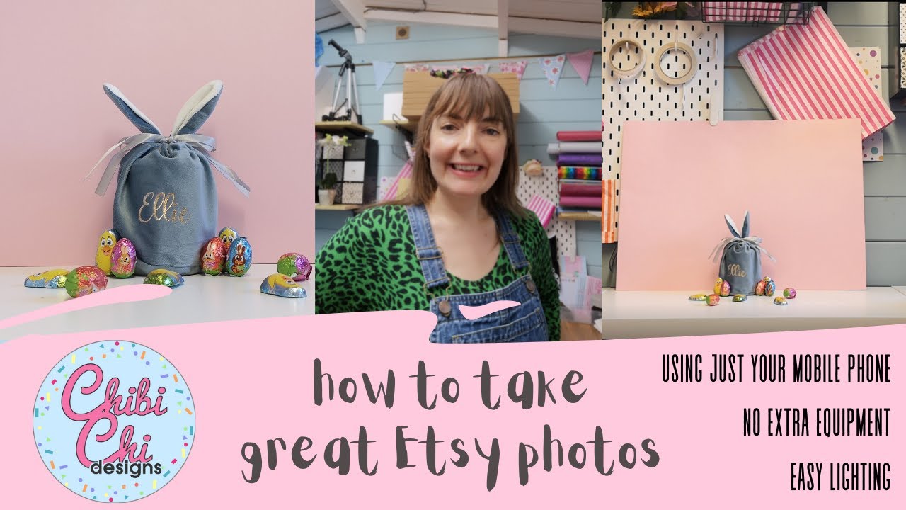 How to take great Etsy Photos with just your mobile phone - YouTube