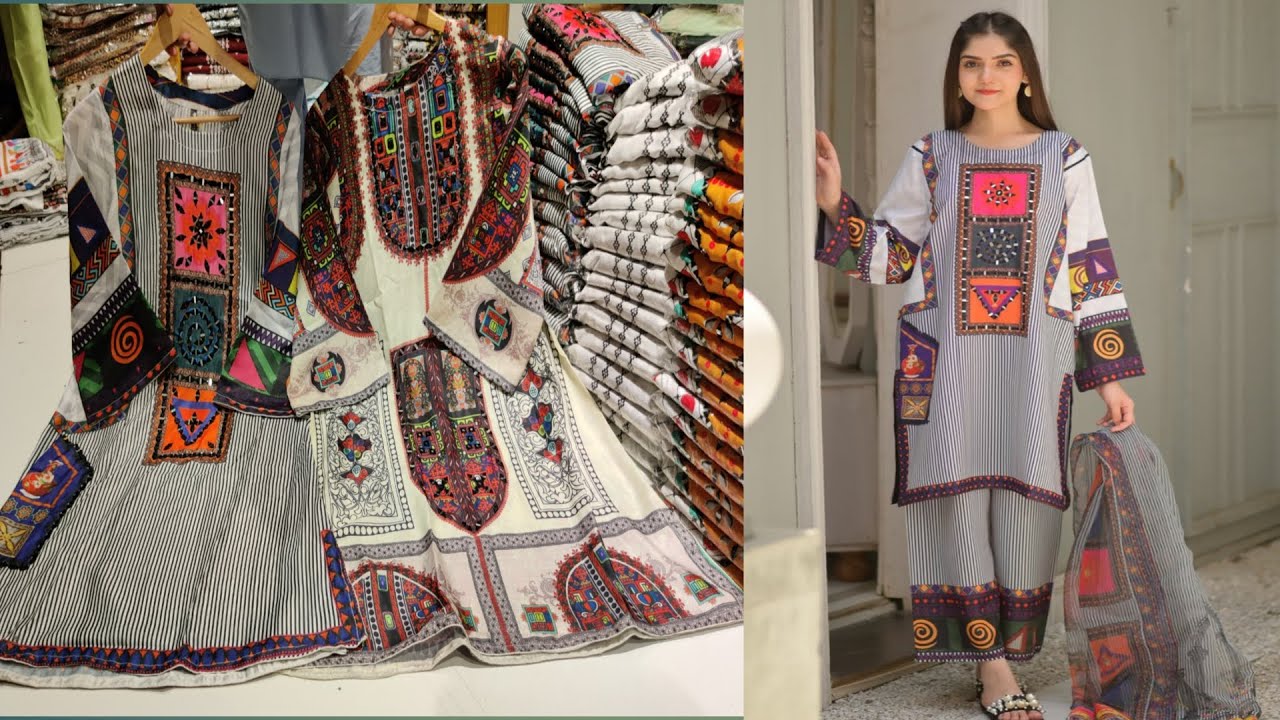 Stylish Same print Shalwar Kameez Designs 2023||Latest All Over Printed ...