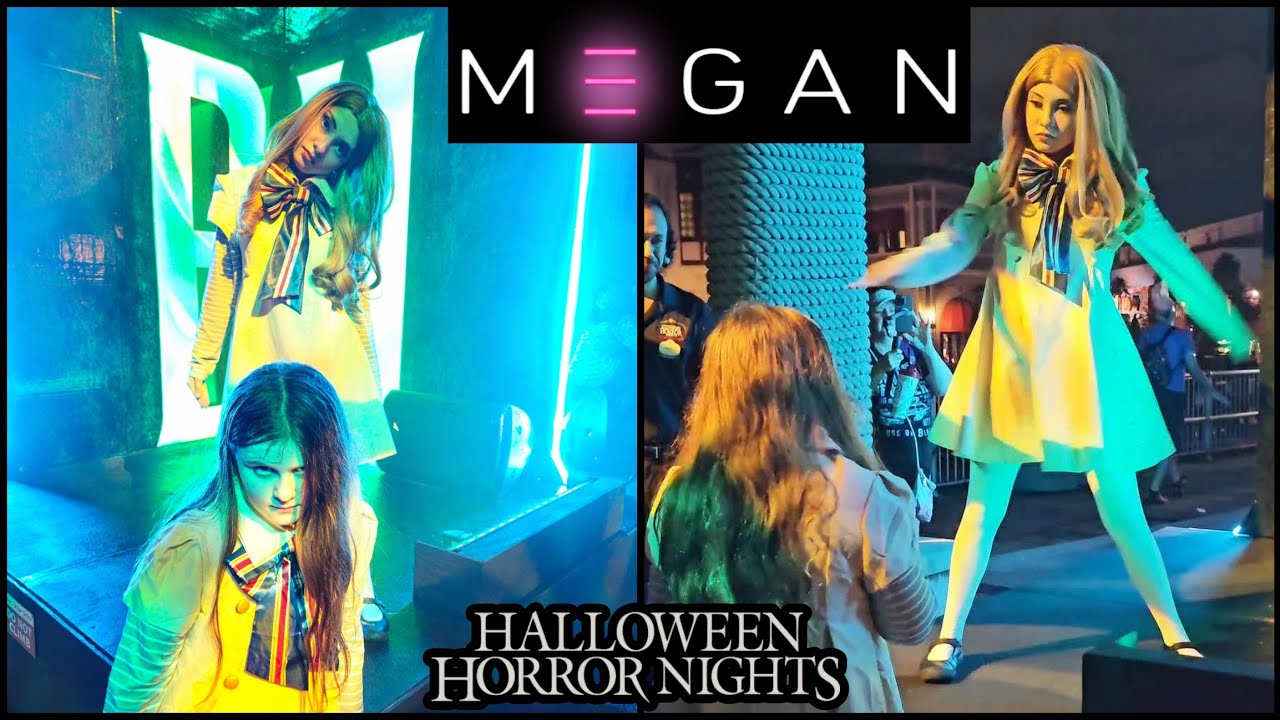 M3GAN Meeting M3GAN at Halloween Horror Nights Orlando | Blumhouse ...