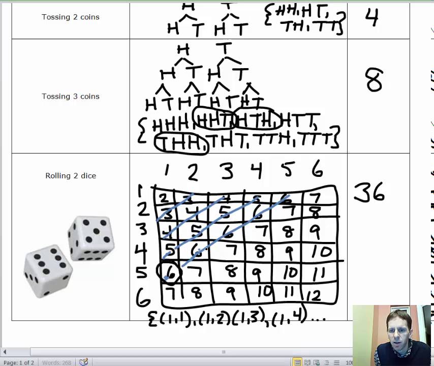 Unit 6 Probability Notes 1-Basic Principals of Probability - YouTube