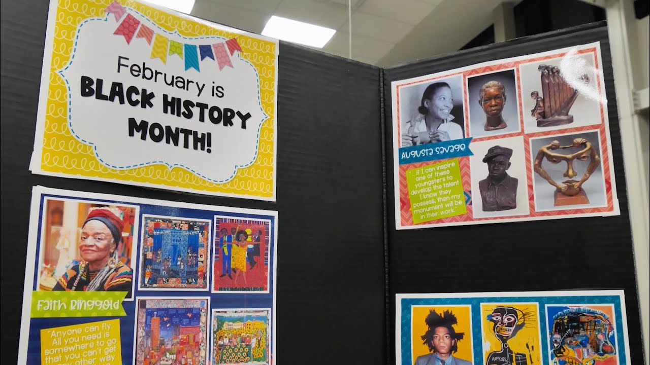Reflecting on Black History Month: A Showcase of Student Work - YouTube