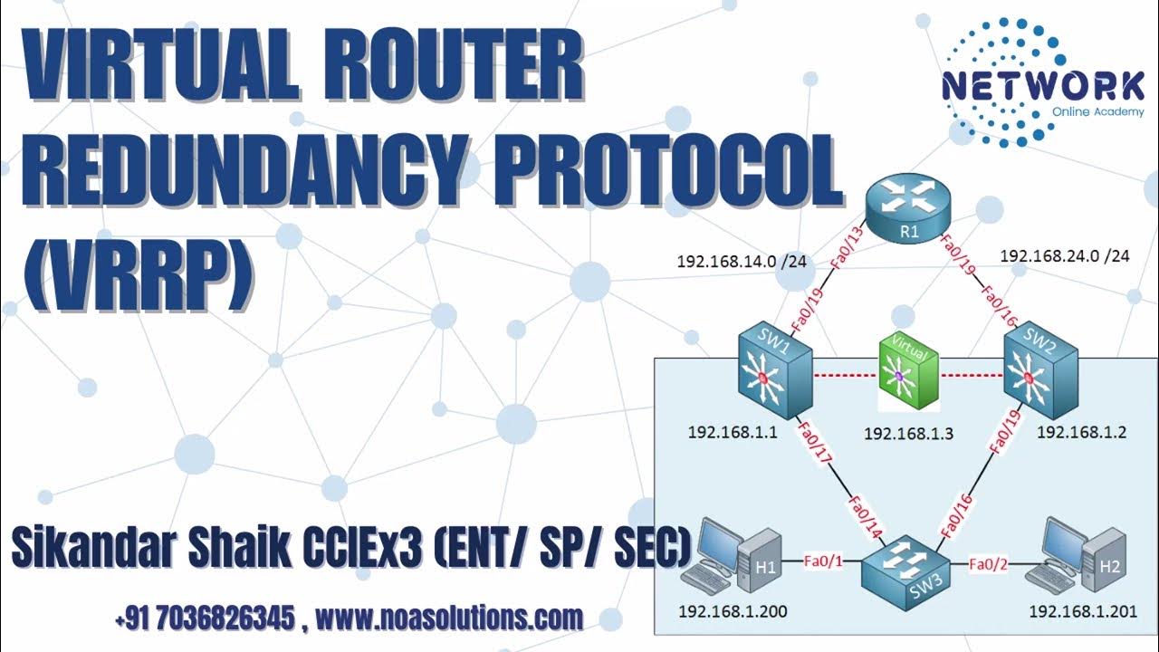 014 Virtual Router Redundancy Protocol VRRP - YouTube