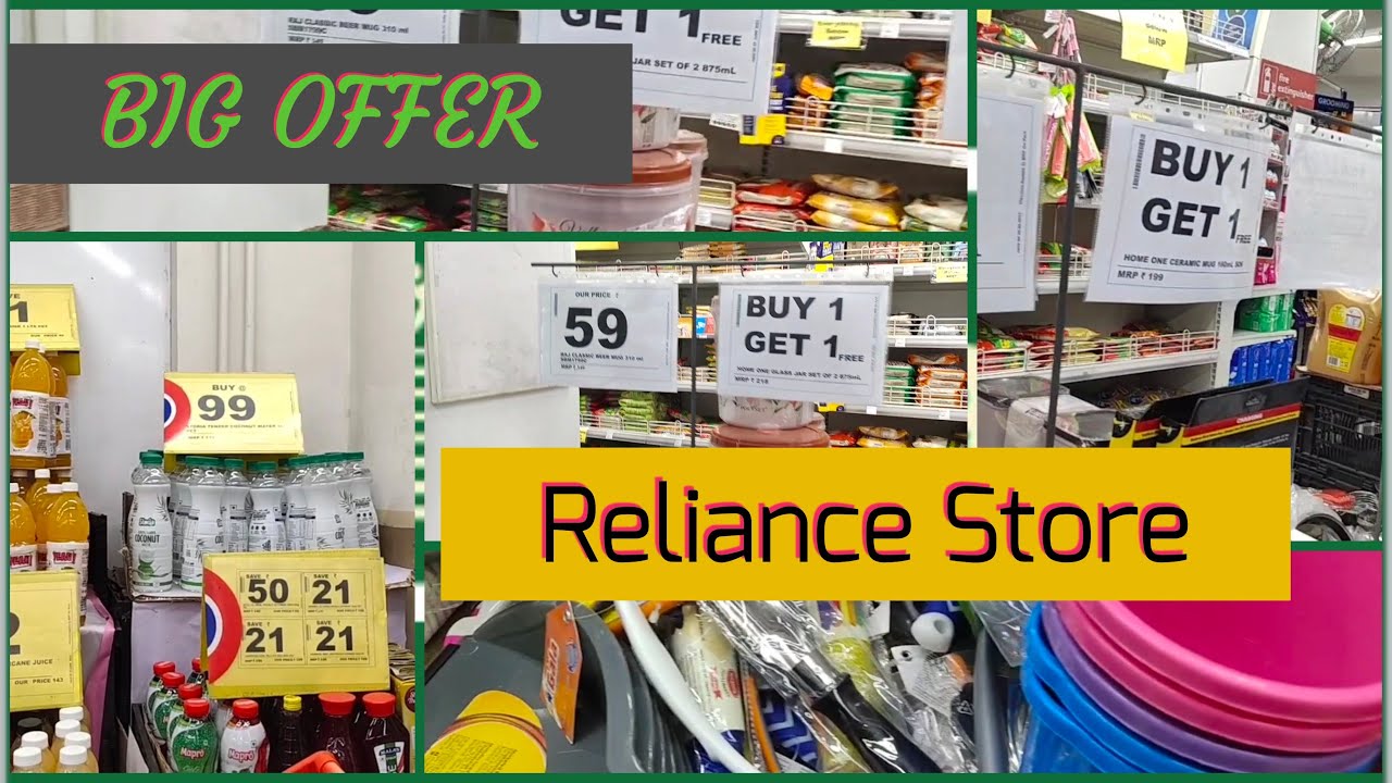 latest offers reliance store BUY1GET1 and many more Great discount ...