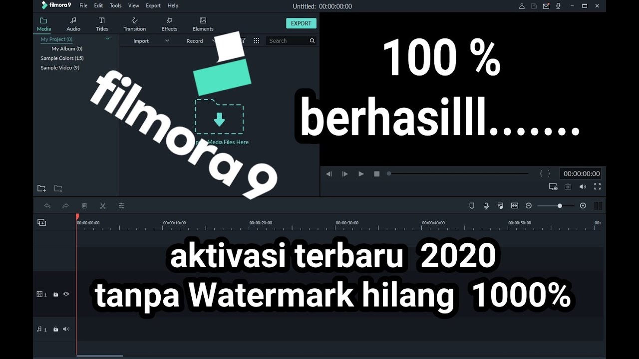TERBARU FILMORA 9 TANPA WATERMARK ...TANPA REGISTRASI 100% WORK....!!!!!! - YouTube
