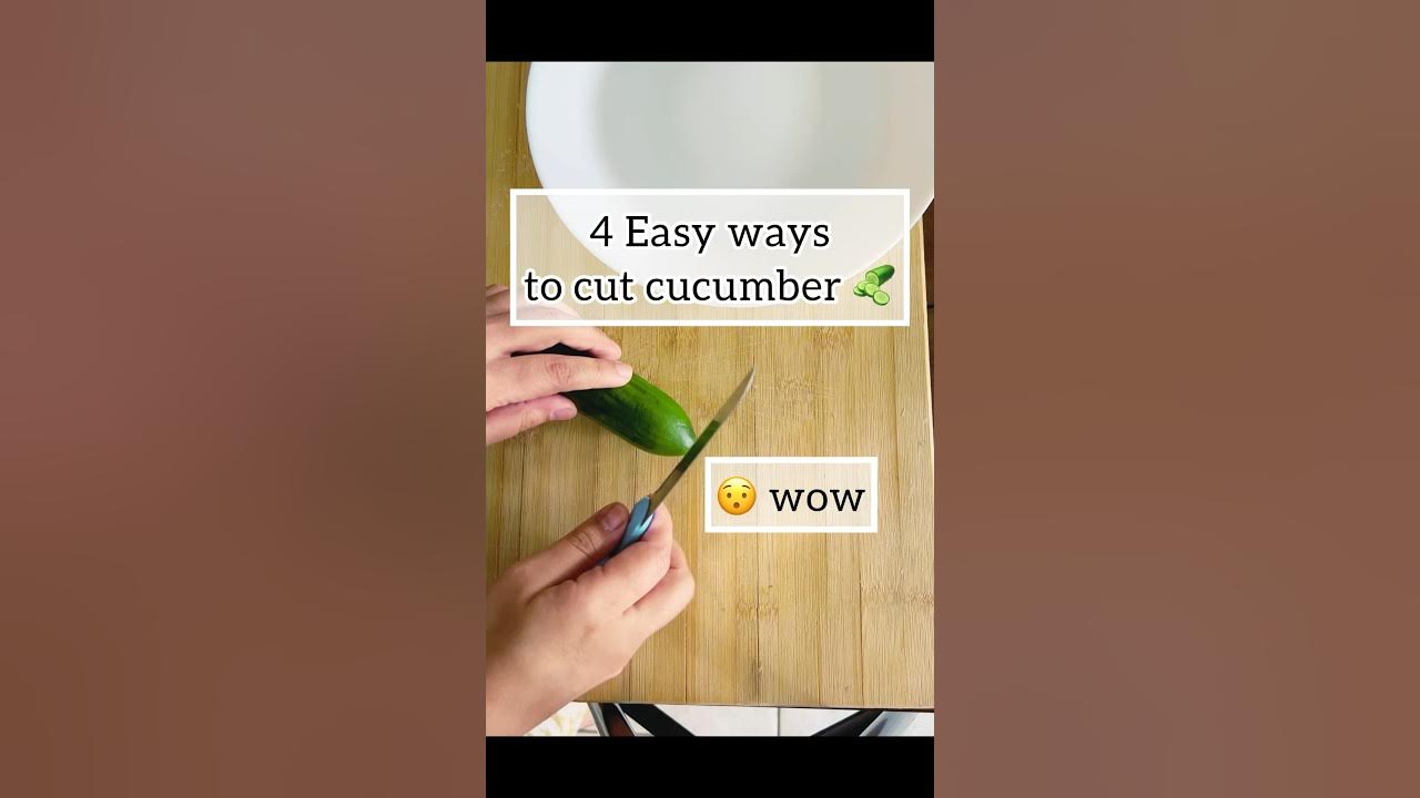 🥒 Easy Cucumber cutting for beginners 🤩😍62 #shorts - YouTube