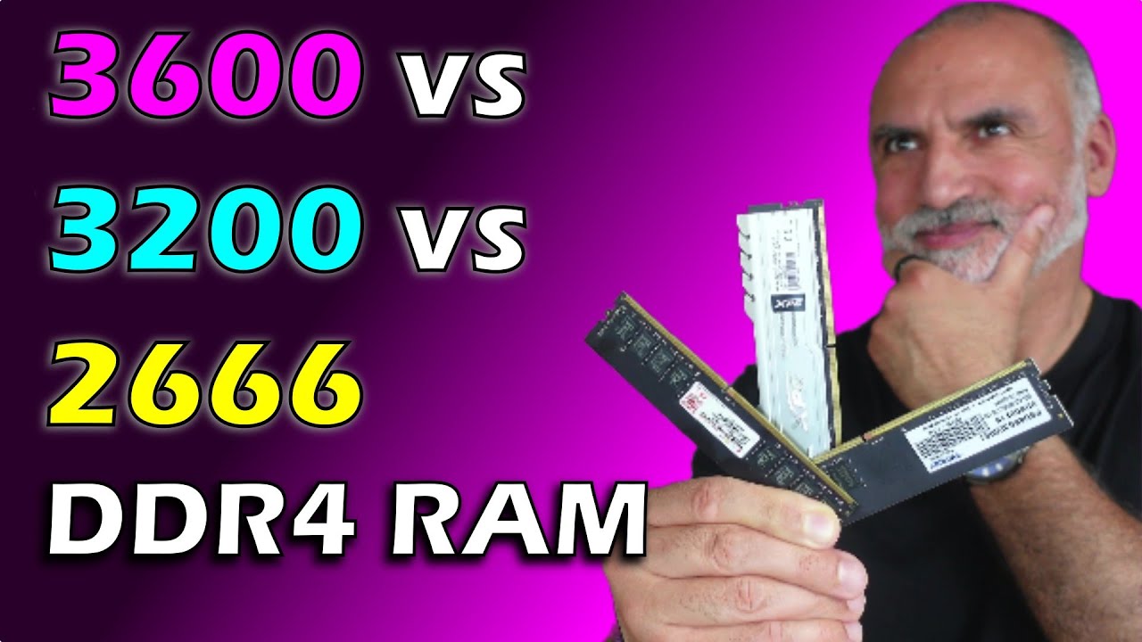 3600 vs 3200 vs 2666 MHz DDR4 Ram - YouTube