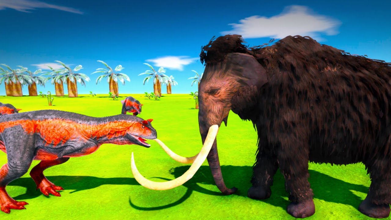mammoth vs dinosaurs - NPC Battles - Animal Revolt Battle Simulator ...