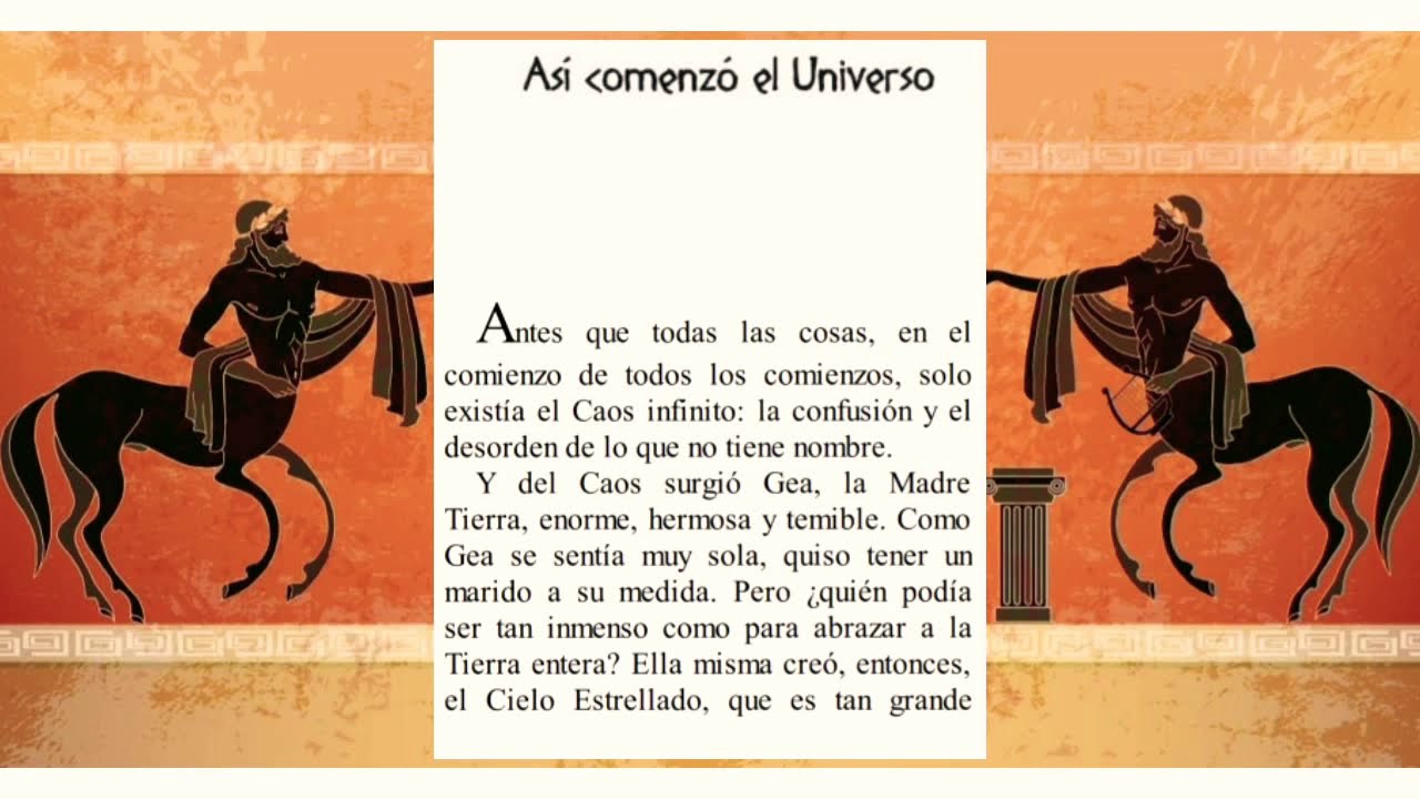 Así comenzó el universo / MITOS GRIEGOS - YouTube