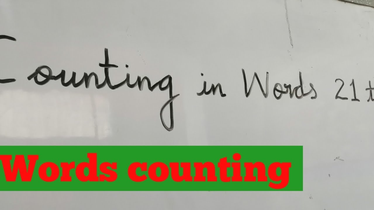 How To Teach Counting In Words words Counting YouTube How To Teach Counting In Words words Counting YouTube