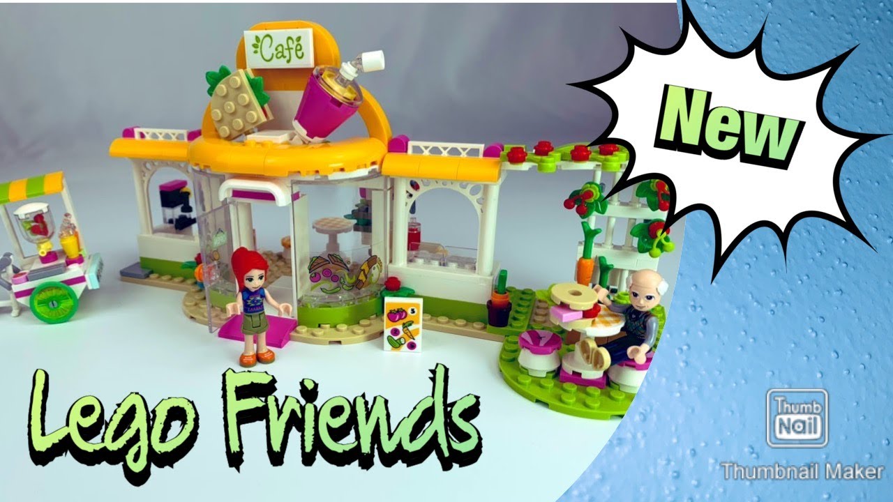 LEGO Friends - 41444 - Heartlake City Bio-Cafe; Organic Cafe; NEW 2021 ...