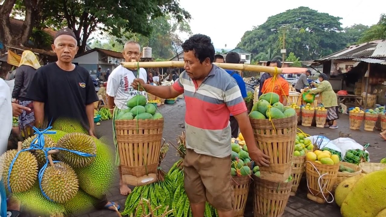 MENJELAJAHI PASAR TRADISIONAL PASURUAN DI PAGI HARI BANYAK BUAH MURAH ...
