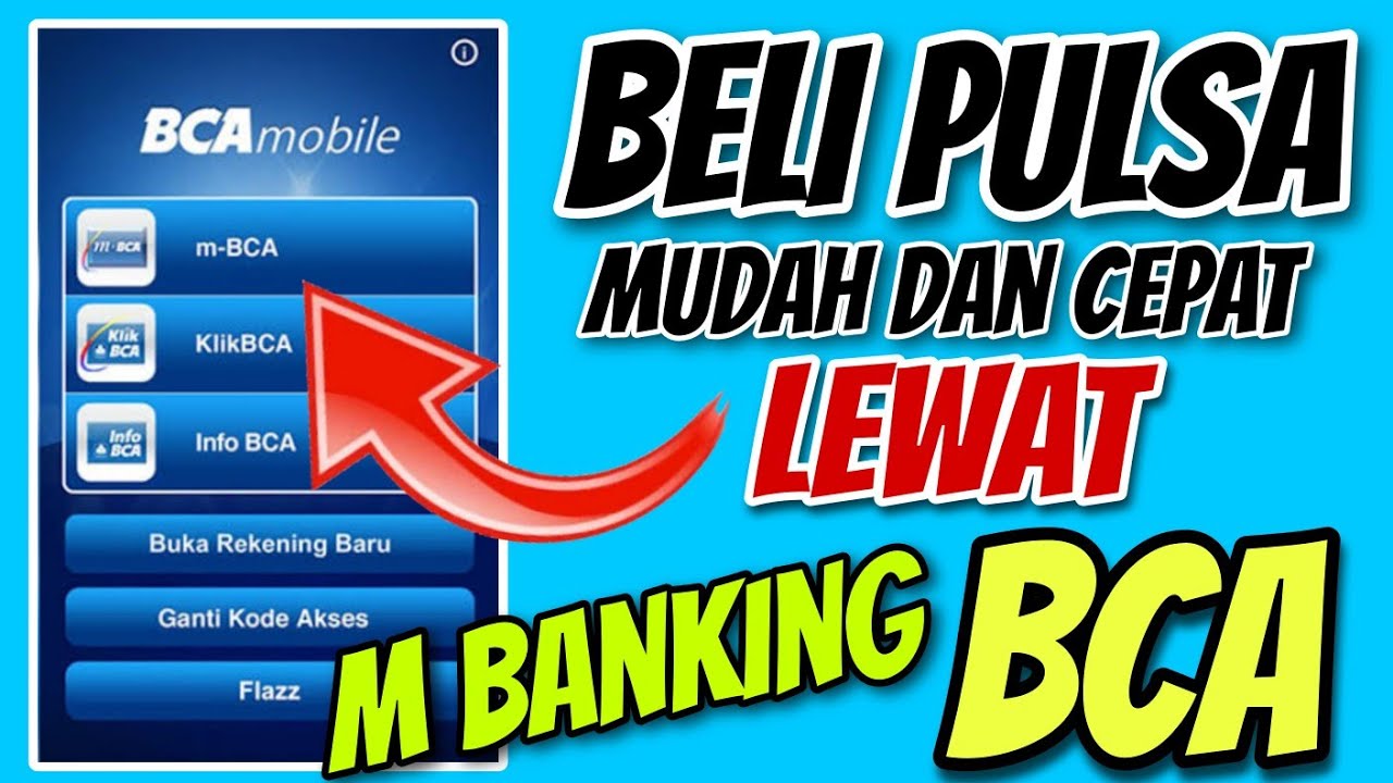 Cara Beli Pulsa Murah di M BCA Mudah Langsung Masuk Terbaru 2023 - YouTube
