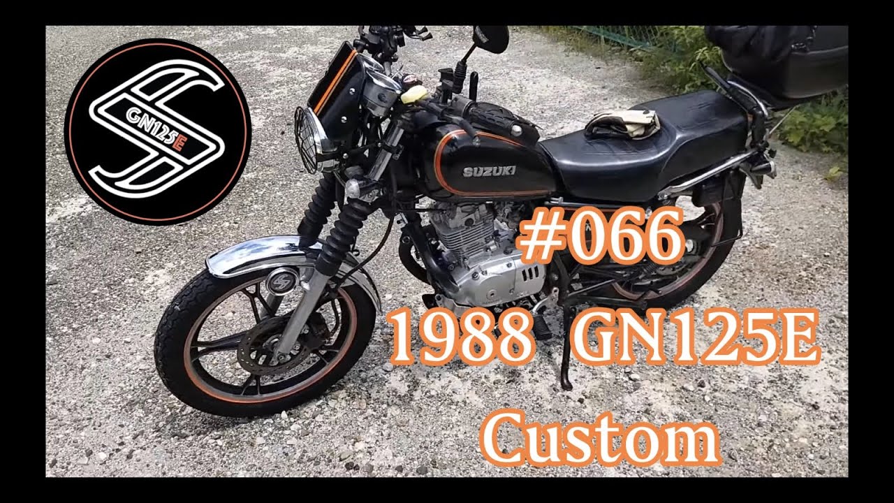 066 SUZUKI GN125E Custom Modification カスタム紹介【GN125/GN125H/GN125-2F/原付2種 ...