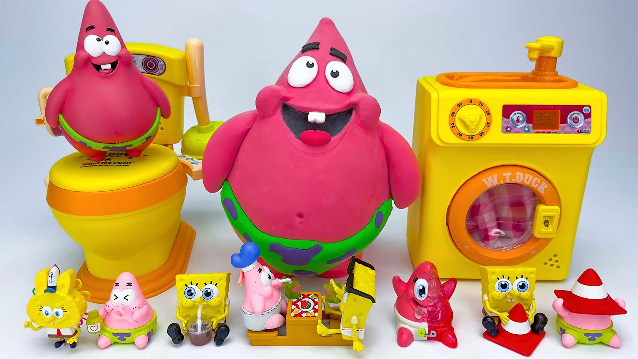 Satisfying to open the fun SpongeBob SquarePants Patrick Star toy ...
