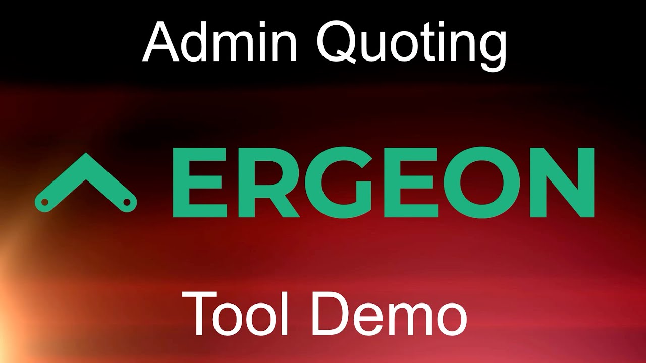 Ergeon Admin Quoting Tool - YouTube