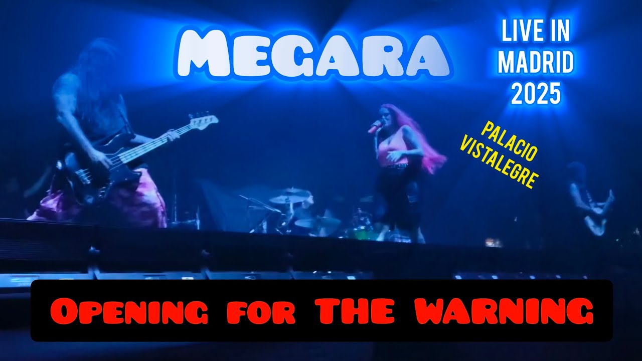 MEGARA, the band opening for @TheWarning in Madrid! 🎥 @alecdeboer - 4 ...
