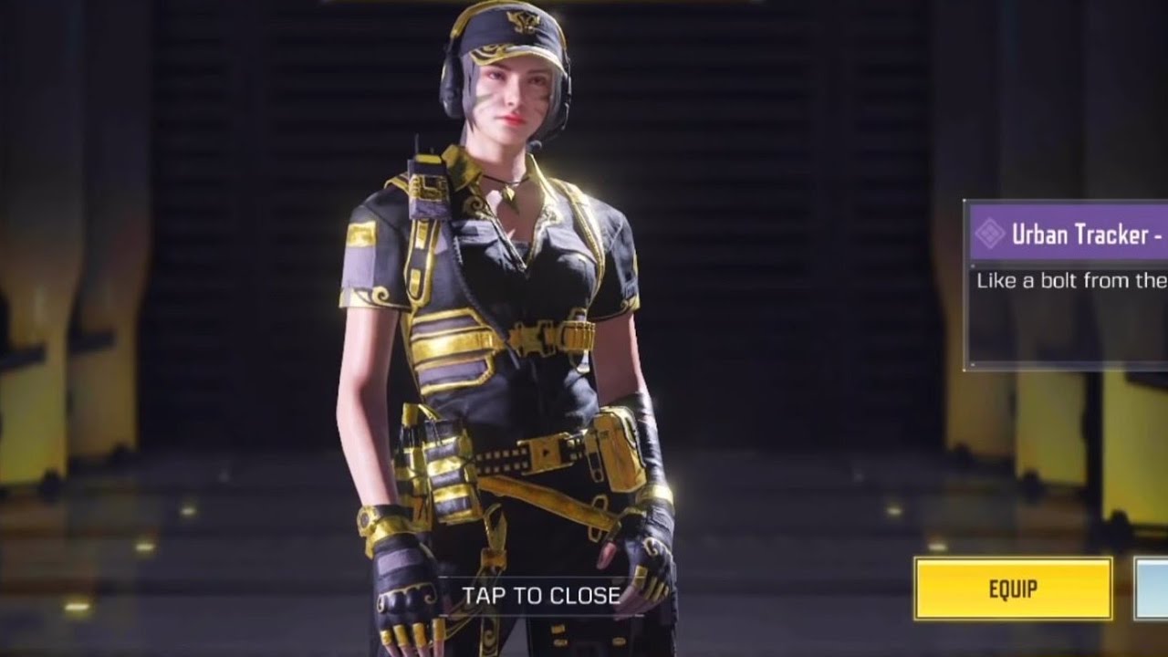 *New* 😍 Urban tracker Gold Skin is Coming for Garena players in Codm ...