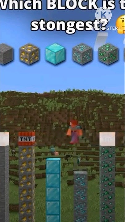 Strongest block in Minecraft - #shorts #short #minecraft - YouTube