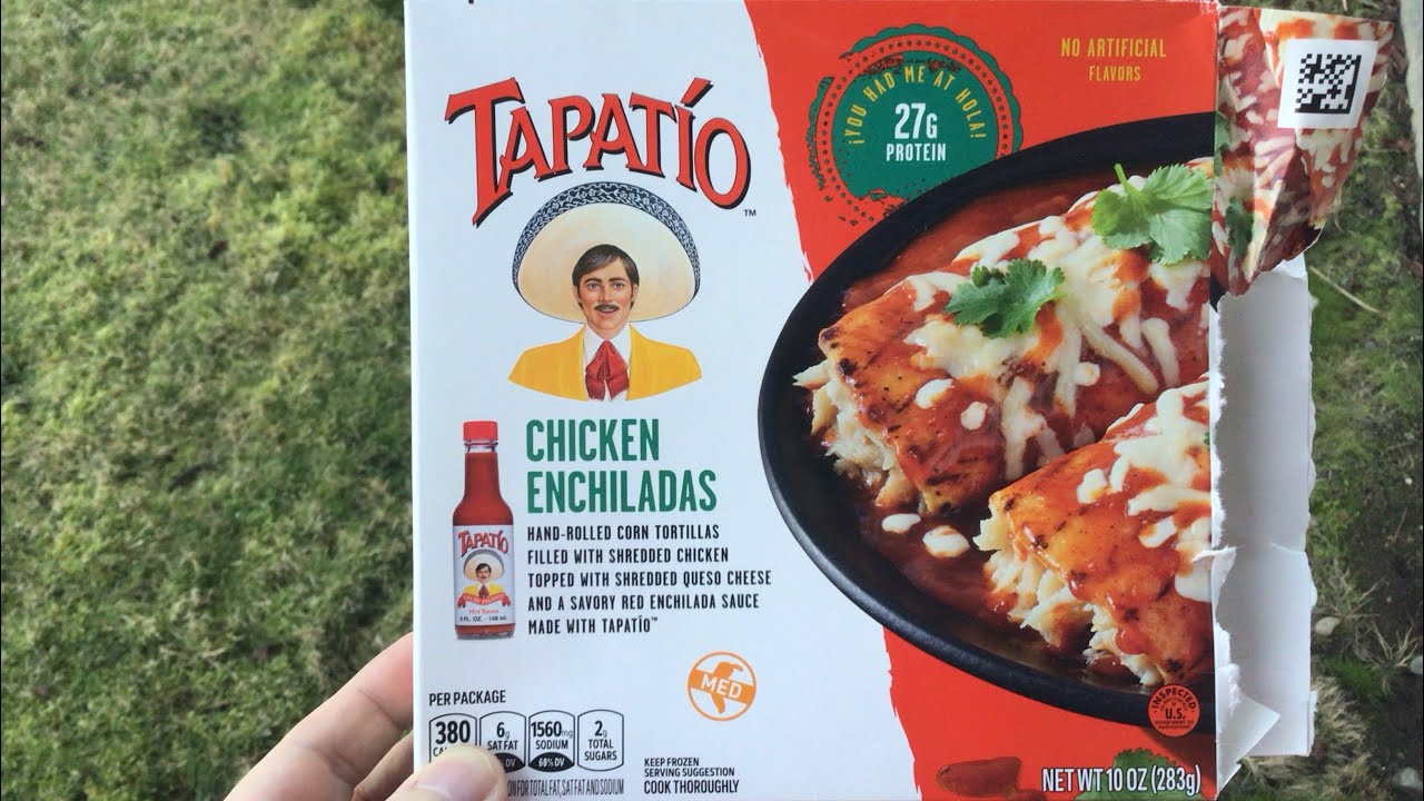 Tapatio "Chicken Enchiladas" Meal Review - YouTube