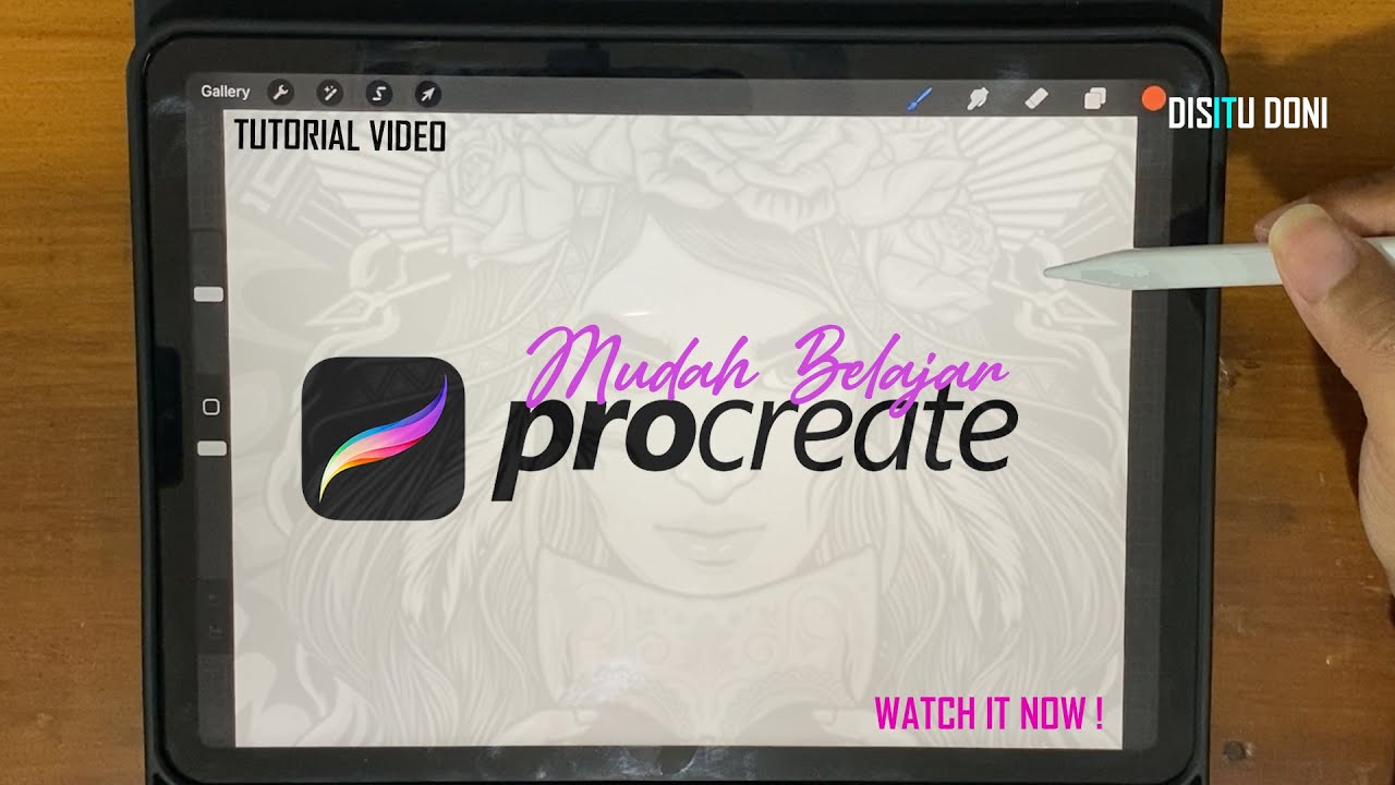 TUTORIAL PENGENALAN PROCREATE SOFTWARE IPAD - YouTube